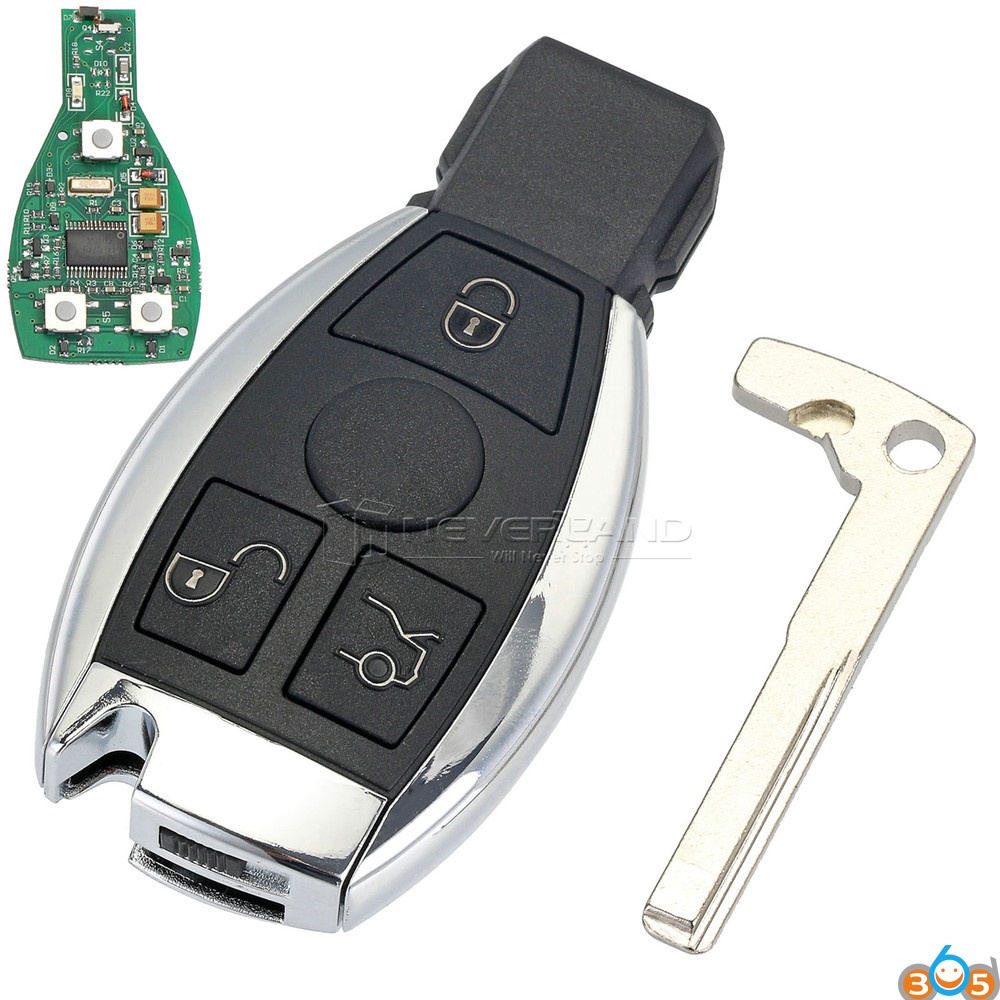 How to Tell Mercedes Benz BE key and BGA key?